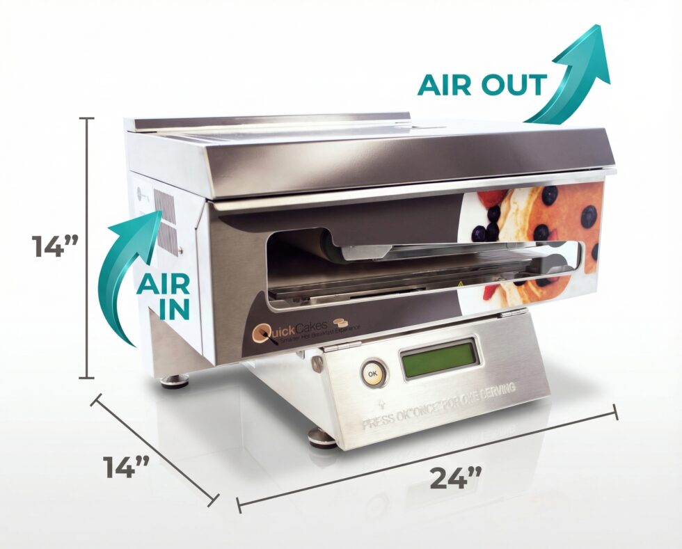 How the Quickcakes Pancake Machine Works